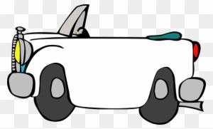 Car Cabriolet Cartoon Open White Cartoon C - Auto Comic Cabrio - Free ...
