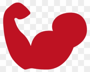 Bicep Strength (256 X 256) - Red Strength - Free Transparent PNG ...