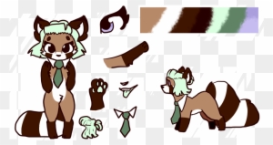 Red Panda Oc Ref By Lavendermena - Red Panda - Free Transparent PNG ...