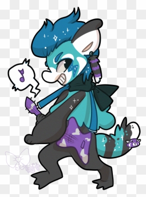 Red Panda Rockstar By Kandy-cube - Mabel Pines - Free Transparent PNG ...