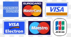 We Accept All Major Credit And Debit Cards - Visa Mastercard American ...