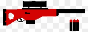 Bolt Sniper/ Fortnite - Fortnite Pixel Art Logo - Free Transparent PNG ...