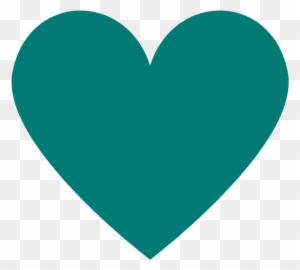 Heart Turquoise - Free Transparent PNG Clipart Images Download