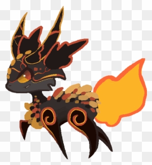 Magma Timber Fox By Astragalactica - Illustration - Free Transparent ...