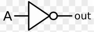 Not Gate En - Symbol For Not Gate - Free Transparent PNG Clipart Images ...