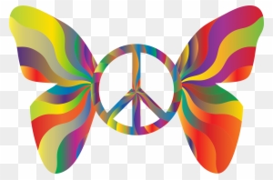 Hippy Groovy Peace Sign Svg - Peace Sign Vector - Free Transparent PNG ...