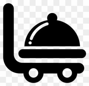 Hotel Food Cart Vector - Food Trolley Icon - Free Transparent PNG ...