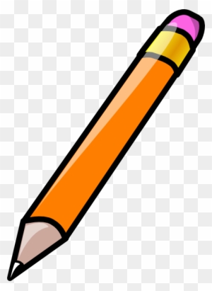 Orange Pencil Clip Art - Cute Pencil Clip Art - Free Transparent PNG ...