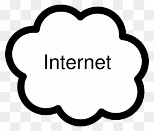 Visio Cloud Shape Download - Internet Cloud Clipart - Free Transparent ...