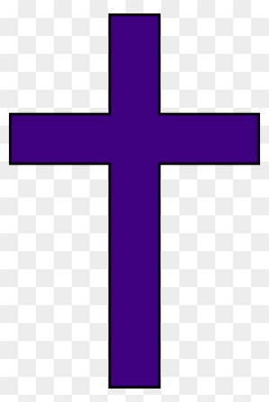 Purple Cross Clipart