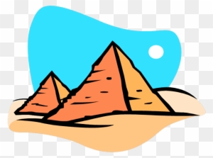 Egyptian Pyramids Shape Square Pyramid Clip Art - 3 Level Pyramid ...