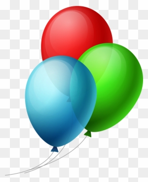 Transparent Three Balloons Png Clipart - Balloons Png Transparent ...