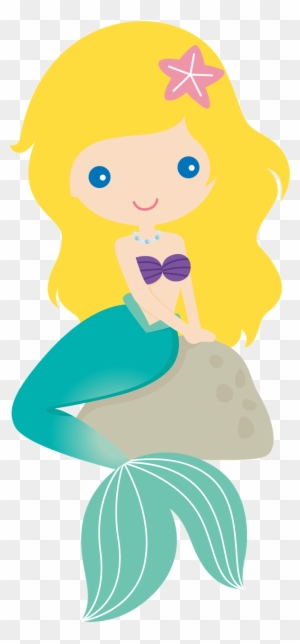 Mermaid Clipart Yellow - Under The Sea Clipart Png - Free Transparent ...