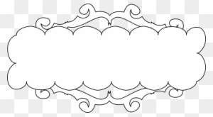 Outlined Fancy Banner Clip Art At Clker - Ribbon Banner Pink - Free ...