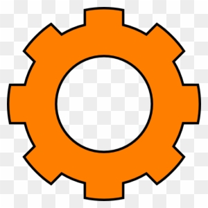 Orange Gear Clip Art - Cog Transparent Background - Free Transparent ...