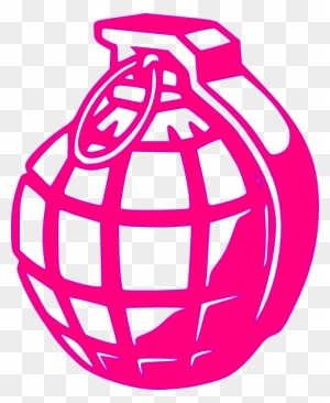 Pink Grenade Clip Art - Hand Grenade - Free Transparent PNG Clipart ...
