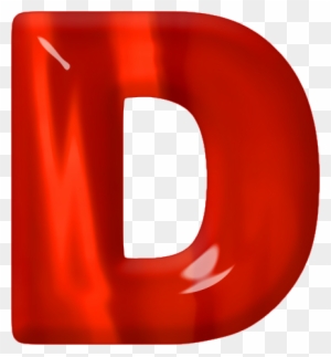 Letter D - Letter D Color Red - Free Transparent PNG Clipart Images ...