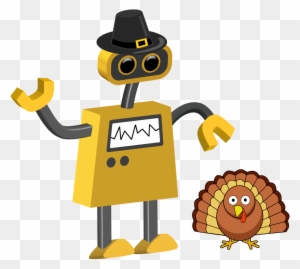 Happy Thanksgiving Day From Robotics Under The Stole - Robot Turkey ...