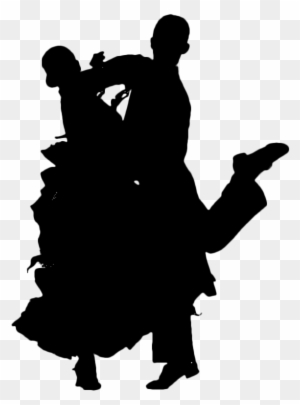 Free Clipart Of A Retro Couple Ballroom Dancing - Ballroom Dance Clip ...