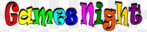Games Night Logo - Games Night - Free Transparent PNG Clipart Images ...
