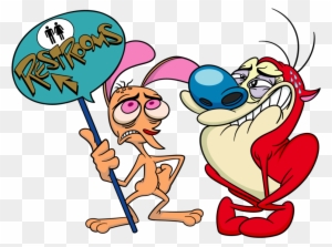 Ren-stimpy - Ren And Stimpy Real Life - Free Transparent PNG Clipart ...