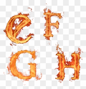 Flaming Alphabet - Free Transparent PNG Clipart Images Download