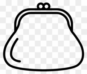 Women Purse Vector - Outline Of A Purse - Free Transparent PNG Clipart ...