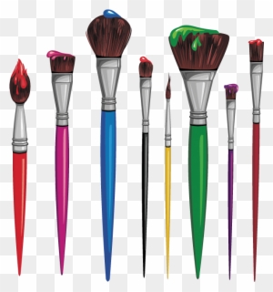 World Of Colors - Paint Brush Vector Download - Free Transparent PNG ...