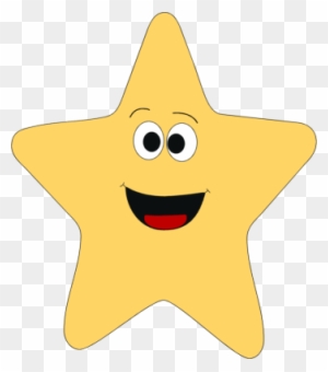 Smiley Face Star Clipart Background