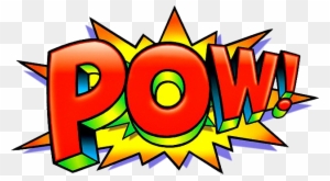Pink Comic Pow Clip Art At Clkercom Vector Clip Art