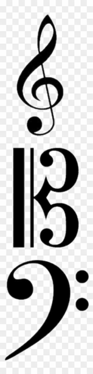 3clefs Vert - Tenor Clef Bass Clef - Free Transparent PNG Clipart ...