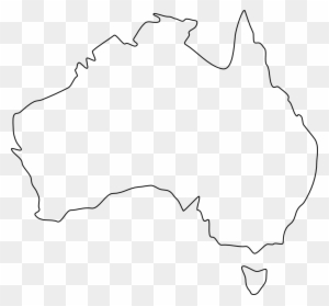 A4 Outline Of Australia - Free Transparent PNG Clipart Images Download