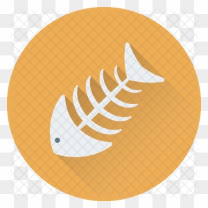 Fish Bone Icon - Fish Bone - Free Transparent PNG Clipart Images Download