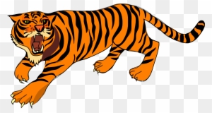 Wild Attack Tigger Clipart Png Image Download - Tiger Clipart - Free ...