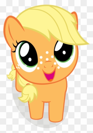 Happy Filly Applejack By Coldbolognamy Little Pony - Princess Candies ...