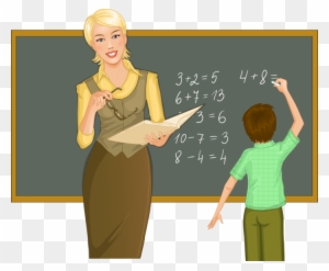 121 - Teacher And Students - Free Transparent PNG Clipart Images Download