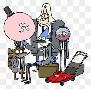 Regular Show Means Serious Business - Regular Show Family Portrait ...