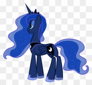 Princess Luna - Princess Luna Back View - Free Transparent PNG Clipart ...