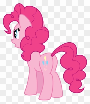 Pinkie Pie From Back - Free Transparent PNG Clipart Images Download