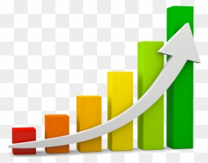 Bar Chart Graph Of A Function Clip Art - Business Growth Chart - Free ...