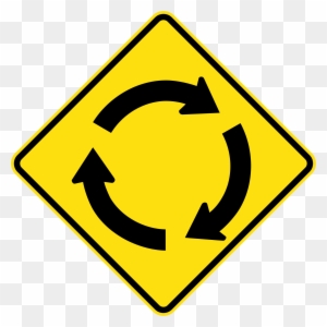 Open - Roundabout Sign - Free Transparent PNG Clipart Images Download