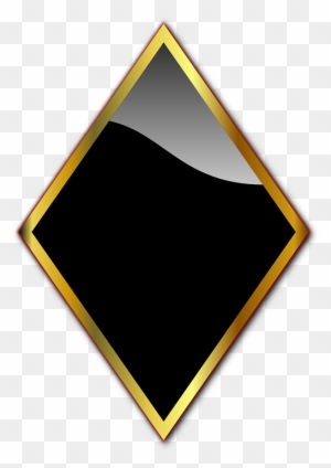 Black Glossy Diamond Clip Art At Clker - Losange Png - Free Transparent ...