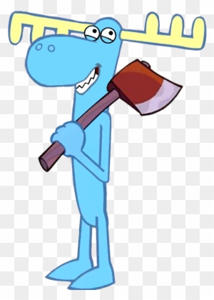 Famine Moose - Happy Tree Friends Lumpy - Free Transparent PNG Clipart ...