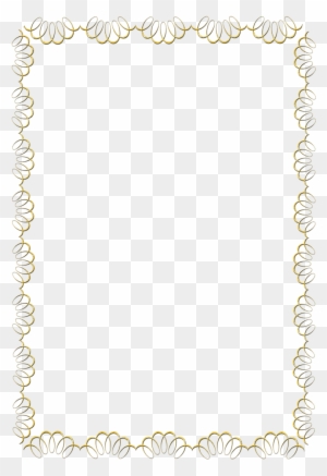 Gold Swirl Frame Clipart - Bordas Para Albuns - Free Transparent PNG ...