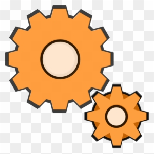 Yellow Cog - Free Transparent PNG Clipart Images Download