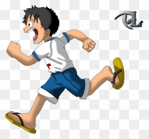Personnage De One Piece Version Jeune - Anime Running Png - Free ...