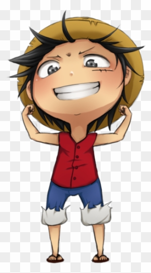 Chibi Luffy By Sergiart On Deviantart - One Piece Luffy Chibi Png ...