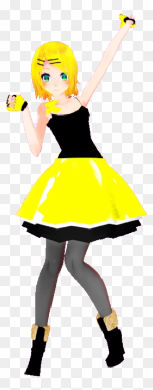 Rave Girl Rin Dl By Eatsyoucreepy - Mmd Tda Rave Girl - Free ...