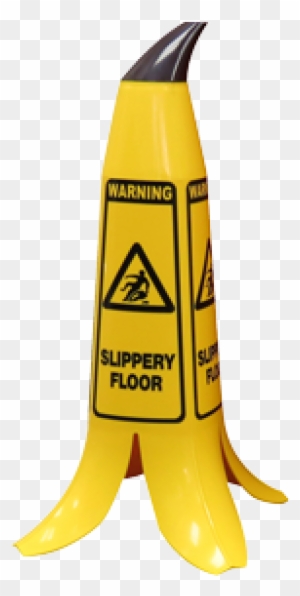 Banana Cone - Slippery Floor - Slippery Floor Banana - Free Transparent ...