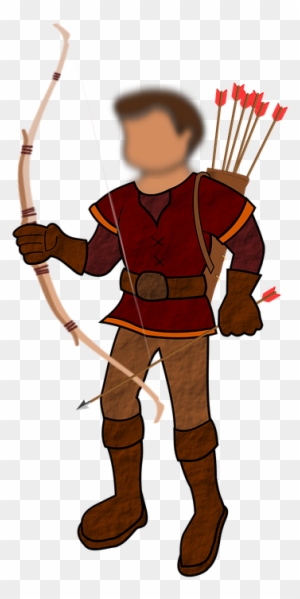 Throw Cliparts Cartoon 29, Buy Clip Art - Cartoon Bow And Arrow Guy ...
